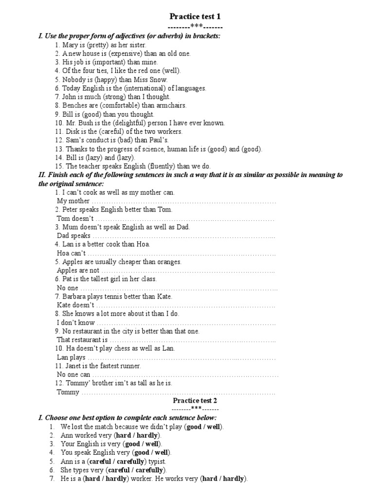 Practice English: A Collection of Practice Tests on Grammar, Vocabulary ...