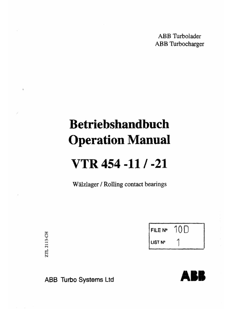 VTR 454 | PDF