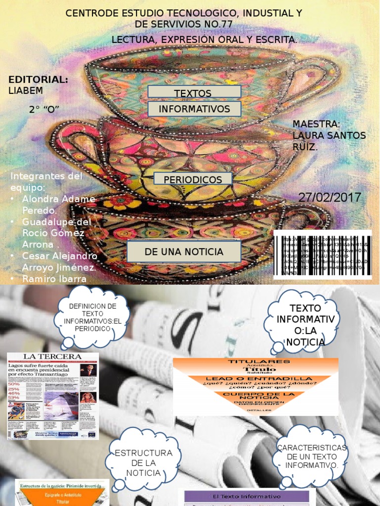 Textos Informativos y Periódicos | Periódicos | Publicación
