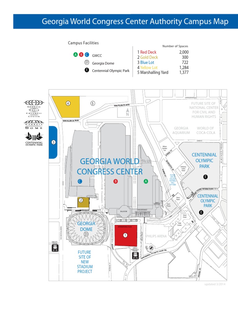 GWCC Map | PDF | Sports | Leisure