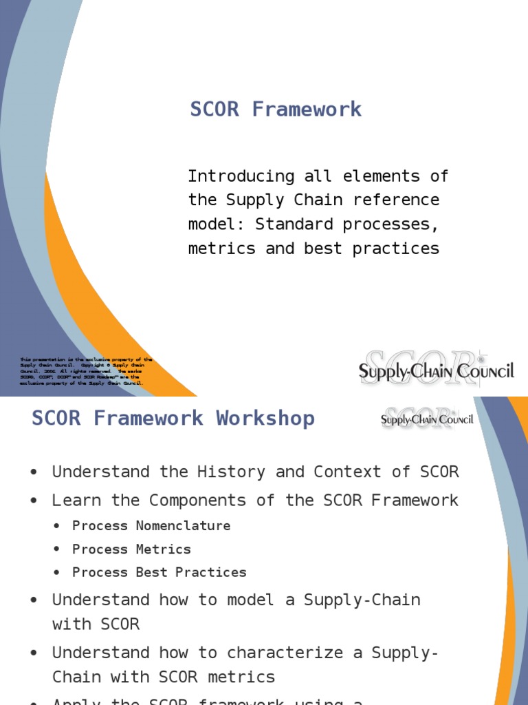 SCOR Framework 2.1 | PDF | Supply Chain | Supply Chain Management