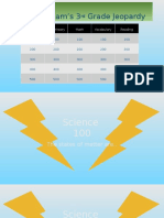 4th Grade Language Arts Jeopardy Game | PDF | Linguistics