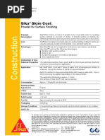 Skim Coat Application Method Statement | PDF | Wall | Building Engineering