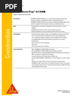 Sika Myanmar: Method Statement Sika Monotop - Concrete Repair | PDF