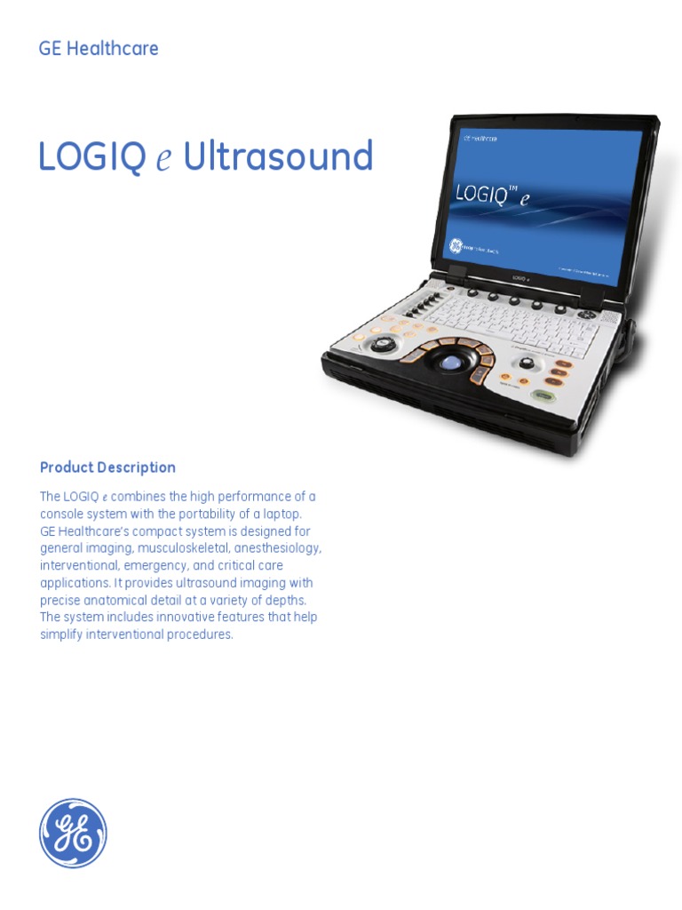 New LOGIQ e Datasheet | PDF | Medical Ultrasound | Medical Imaging