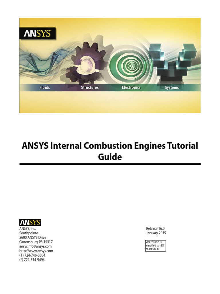 ANSYS Internal Combustion Engines Tutorial Guide PDF | PDF | Trademark ...