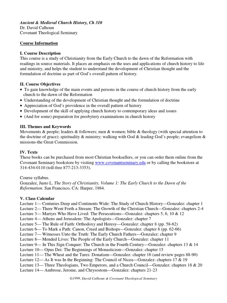 Ancient To Midevil Church History | PDF | Christian Belief And Doctrine ...