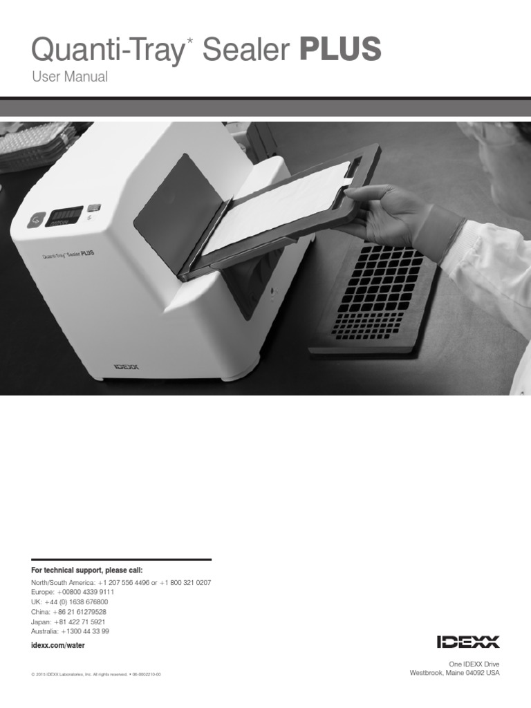 Quanti Tray Sealer Plus Manual | PDF | Insurance | Nature
