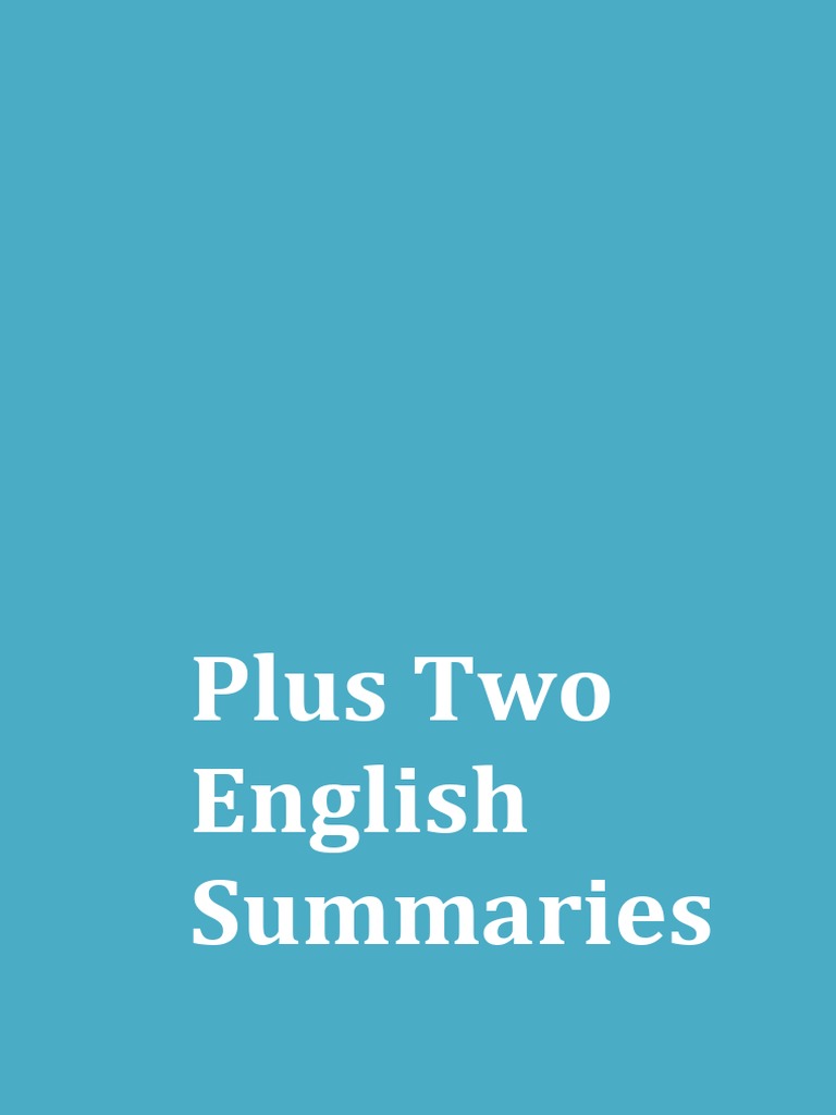 Plus Two Kerala Syllabus English Notes Summaries Drugs Substance 