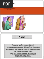 Pathway Patofisiologi Asma Bronkial | PDF