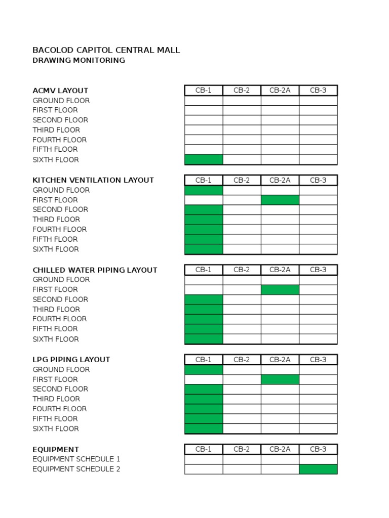 Drawing Monitoring | PDF