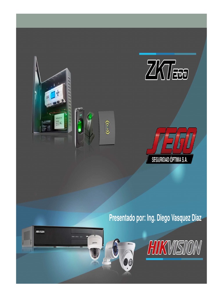 ZKTECO - Panel de 4 Puertas | PDF | Biometría | Vigilancia