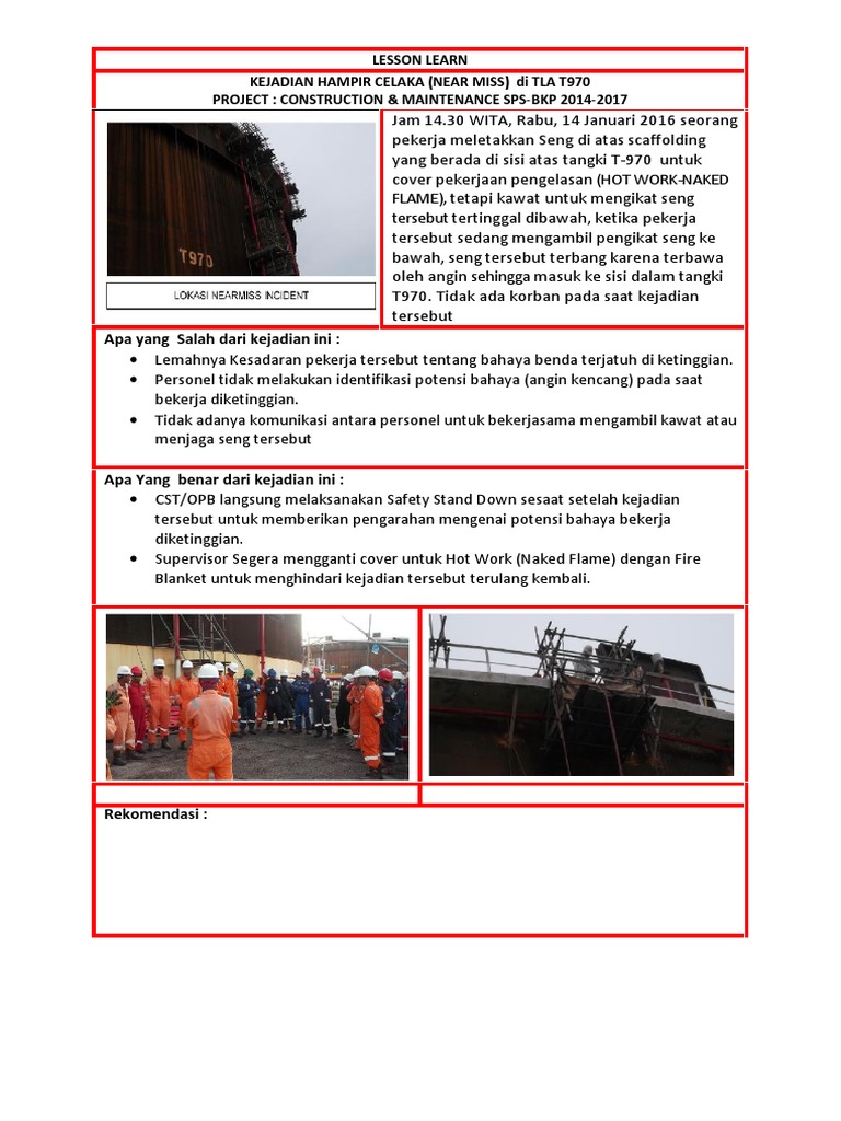 Lesson Learned dari Near Miss TLA T970 | PDF