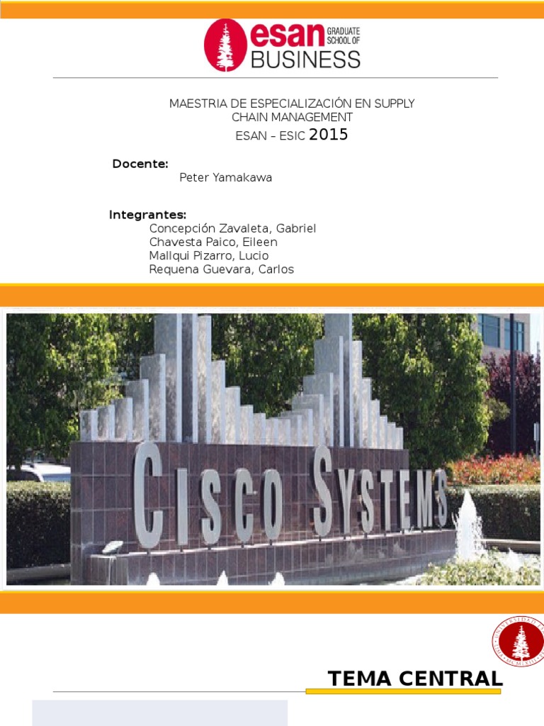 Caso Cisco SCM | PDF | Outsourcing | Enrutador (Computación)