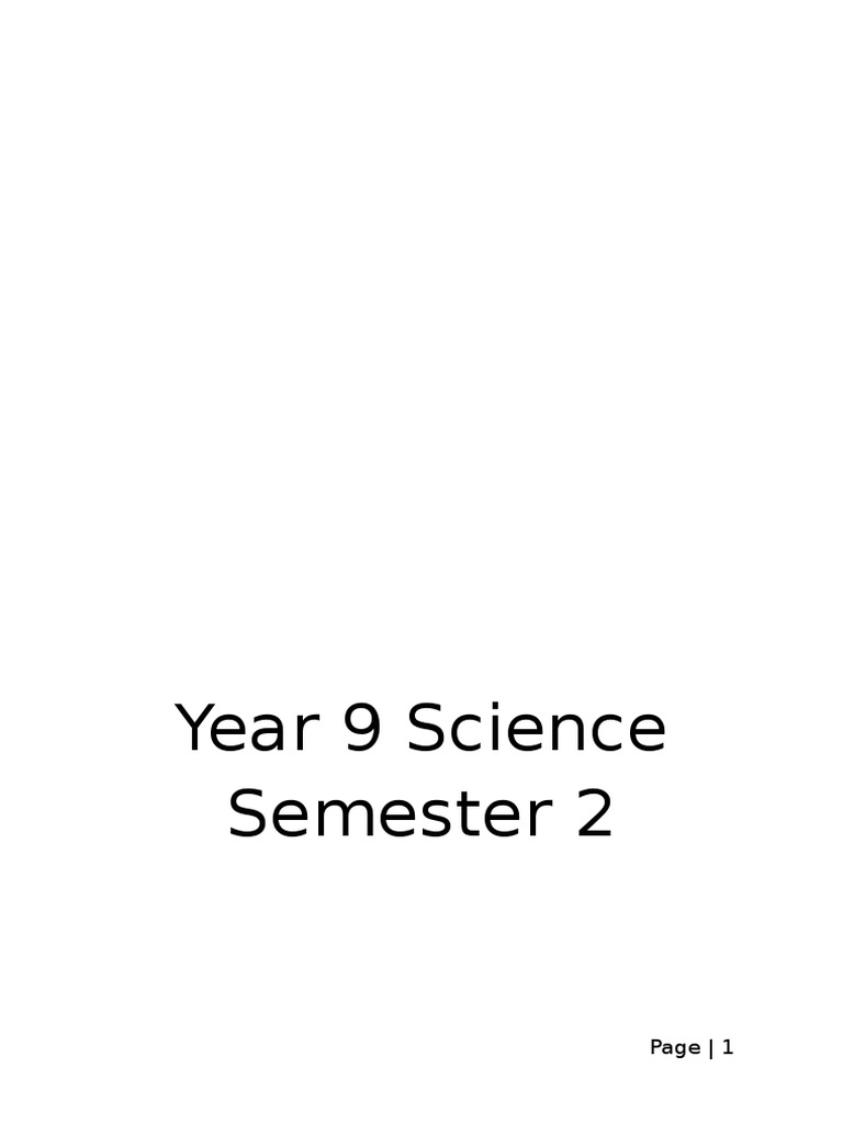 Year 9 Science Exam Revision | PDF | Waves | Atoms