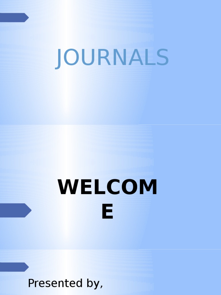 Powerpoint Presentation On Journals | PDF | Mass Media | News