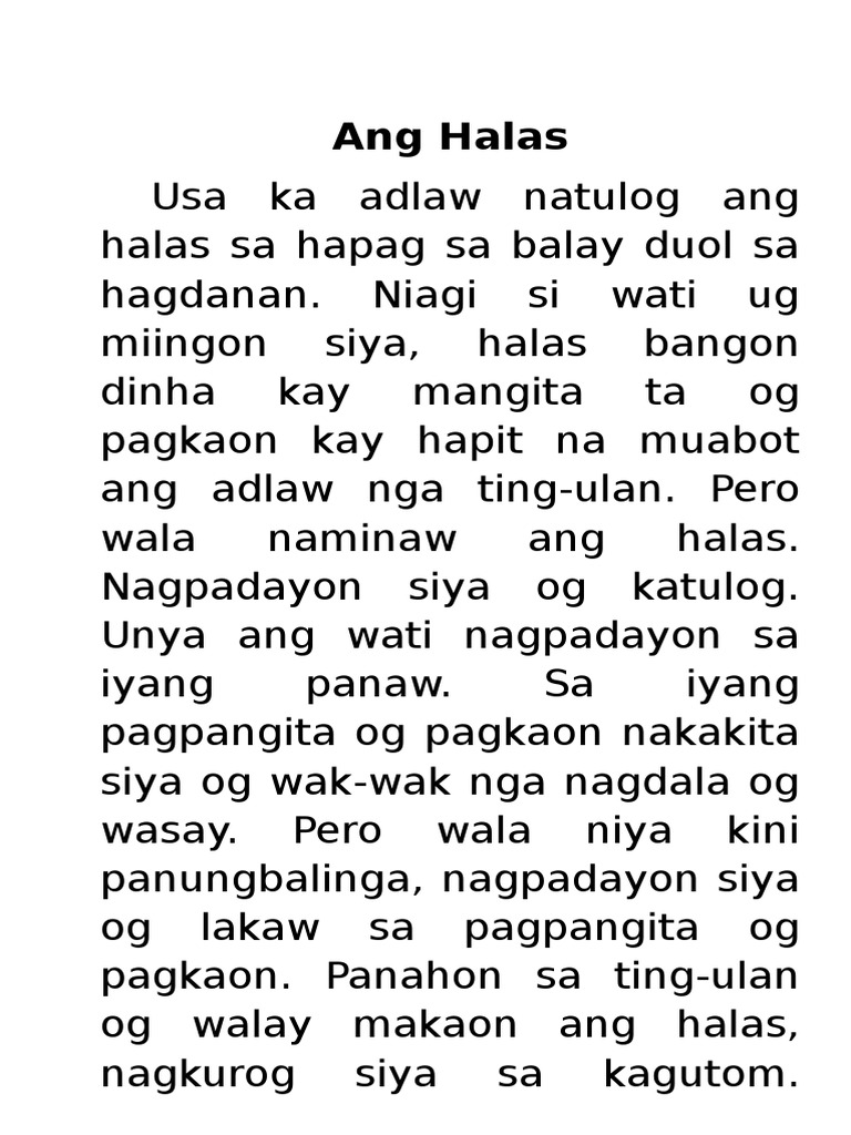 13 Hh... Ang Halas | PDF