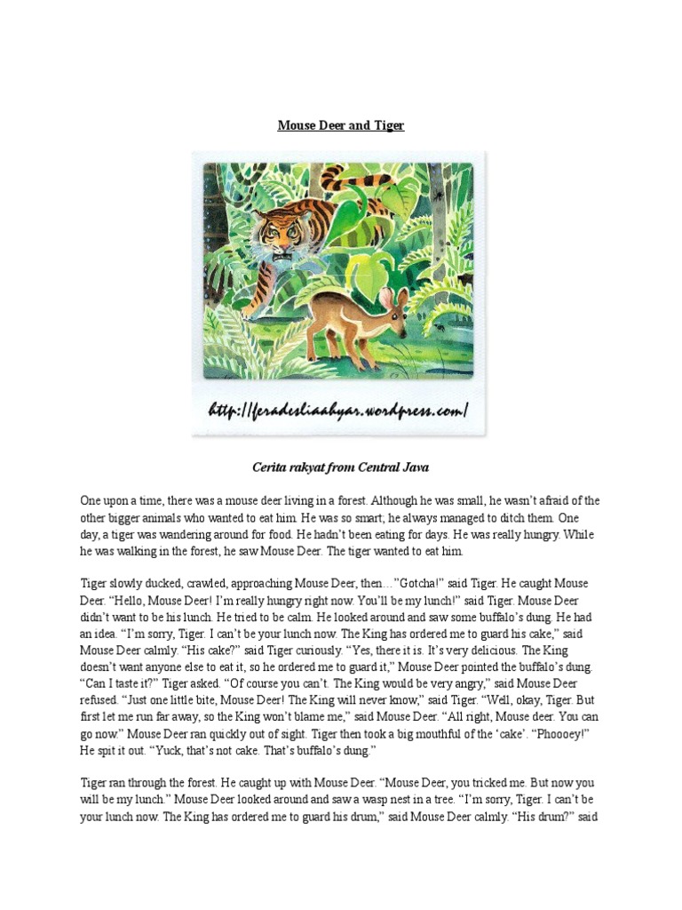 Mouse Deer and Tiger | PDF