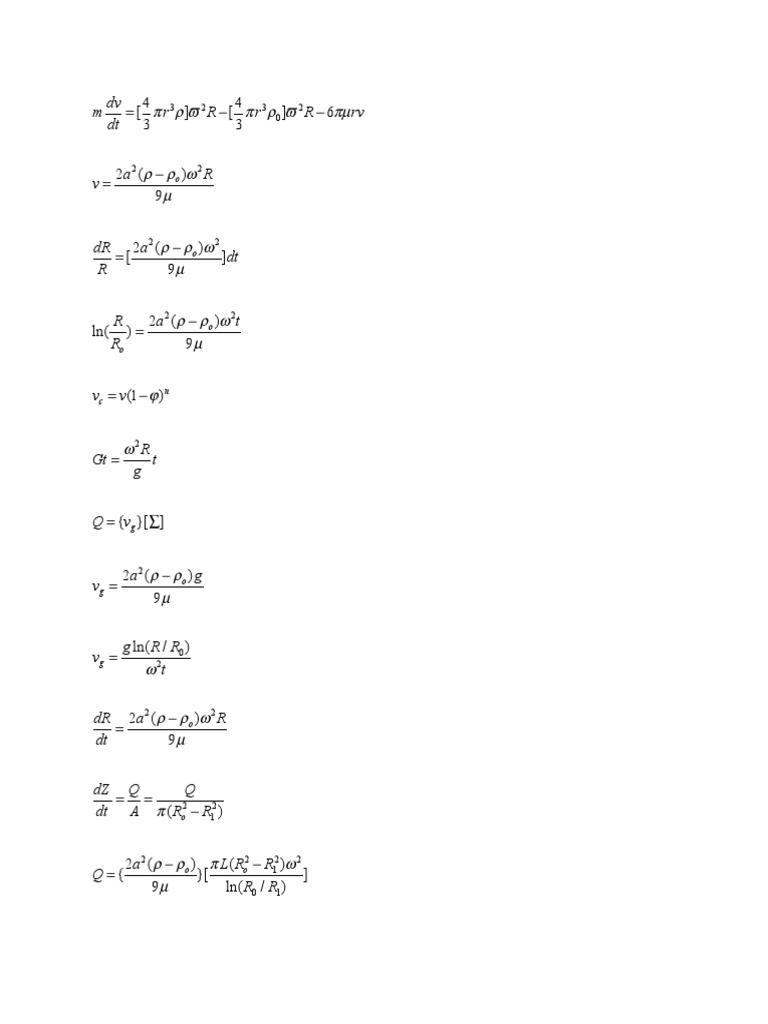 Biosep Equation | PDF