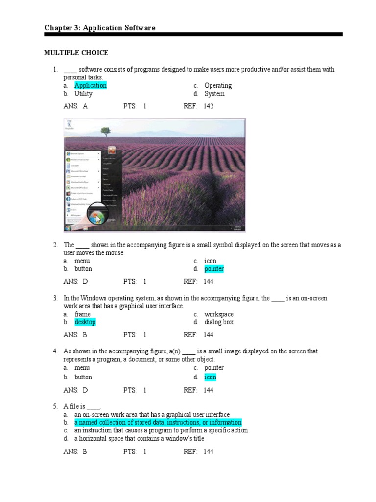 Chapter 2 Software | PDF | Spreadsheet | Educational Technology