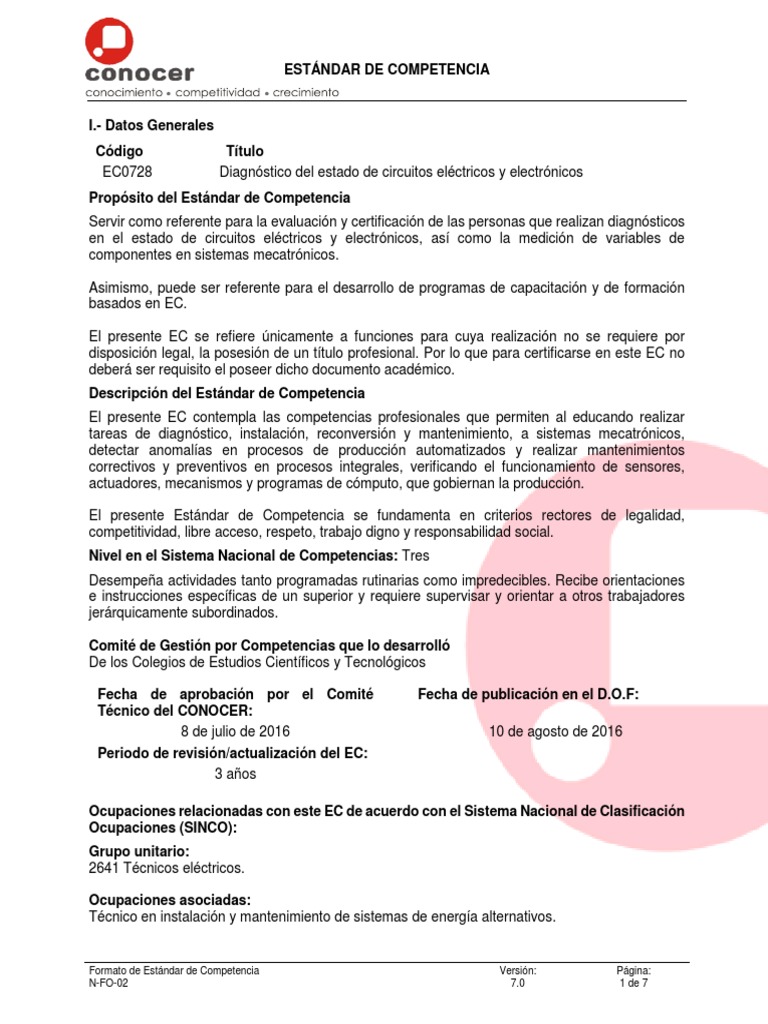 EC0728 | PDF | Unidades de medida | Electrónica