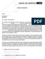 Carta de Imputación de Cargos | PDF | Derecho laboral | Gobierno