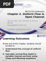 Trapezoidal Open Channel Design Calculations | PDF | Equations ...