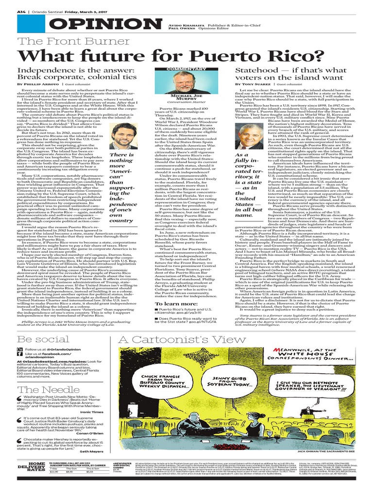What Future For Puerto Rico? | PDF | Puerto Rico | Commonwealth (U.S ...