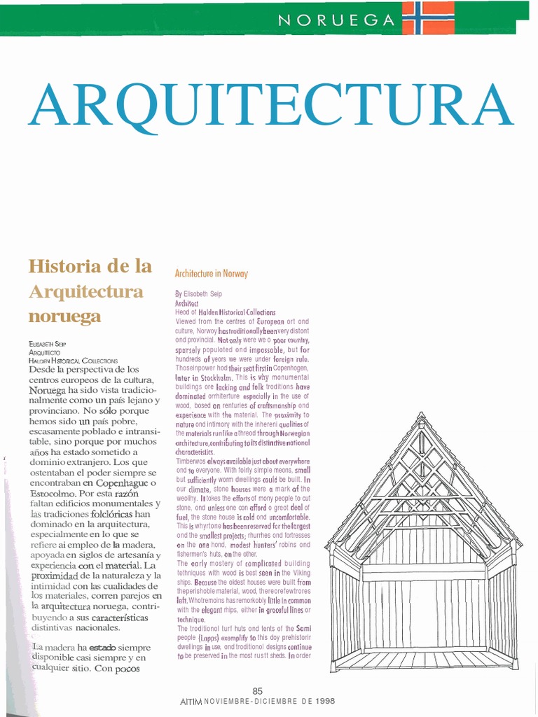 Historia de La Arquitectura Noruega | PDF