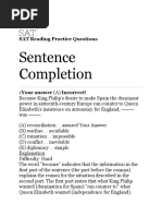 SAT Practice Test #8 Answer Key | PDF | Sat | Tests