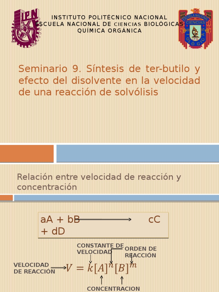 Síntesis de Cloruro de Ter-Butilo | Química Orgánica | Química Física