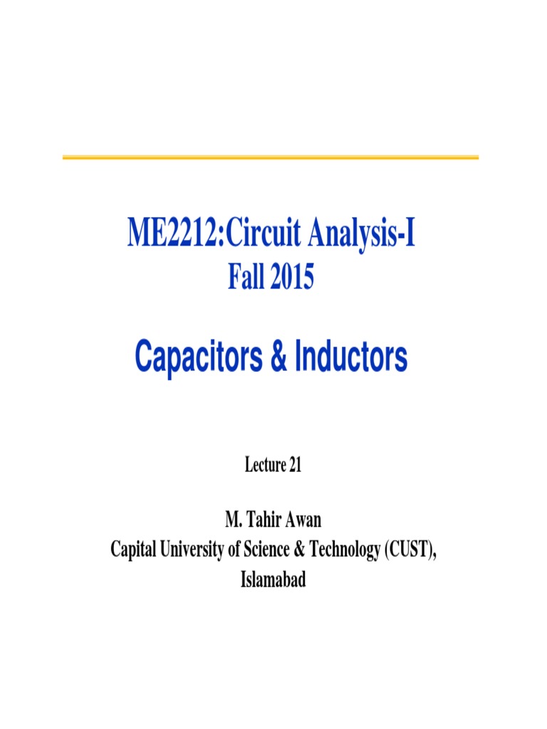 ME2212:Circuit Analysis-I: Fall 2015 | PDF