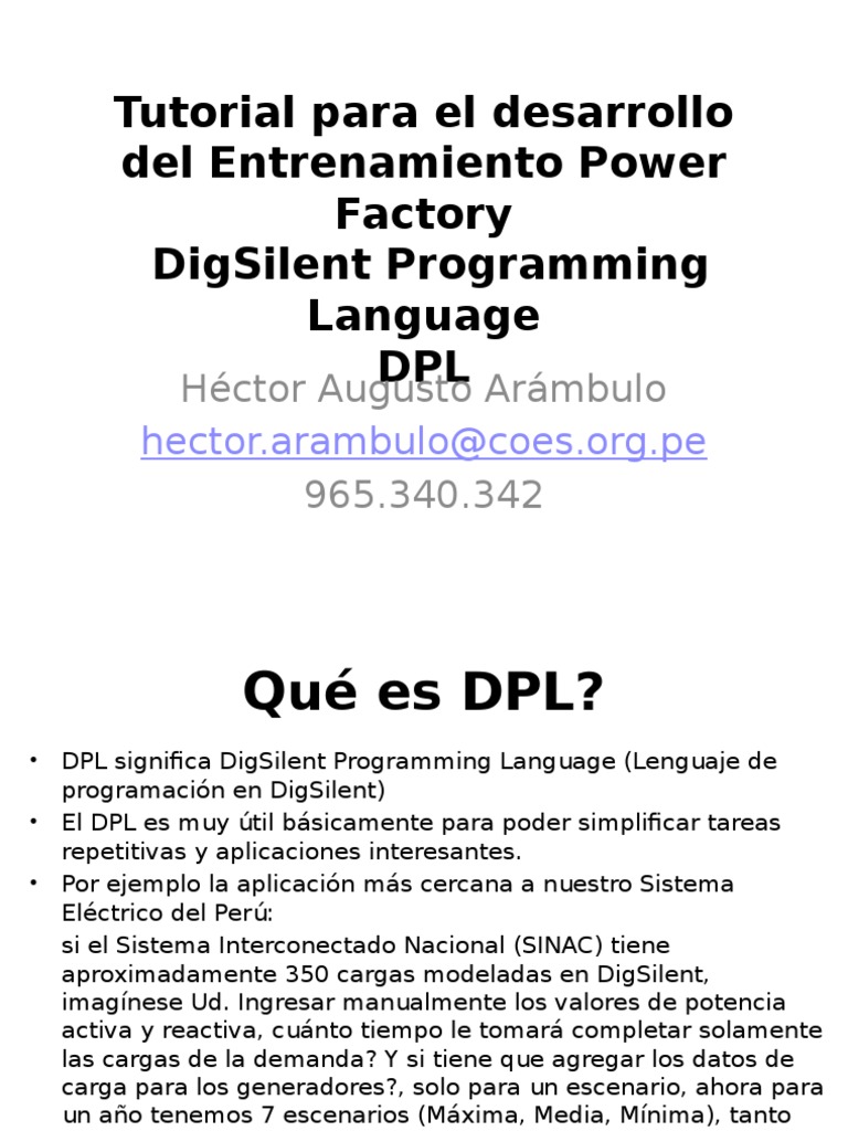 DPL Tutorial Básico | PDF