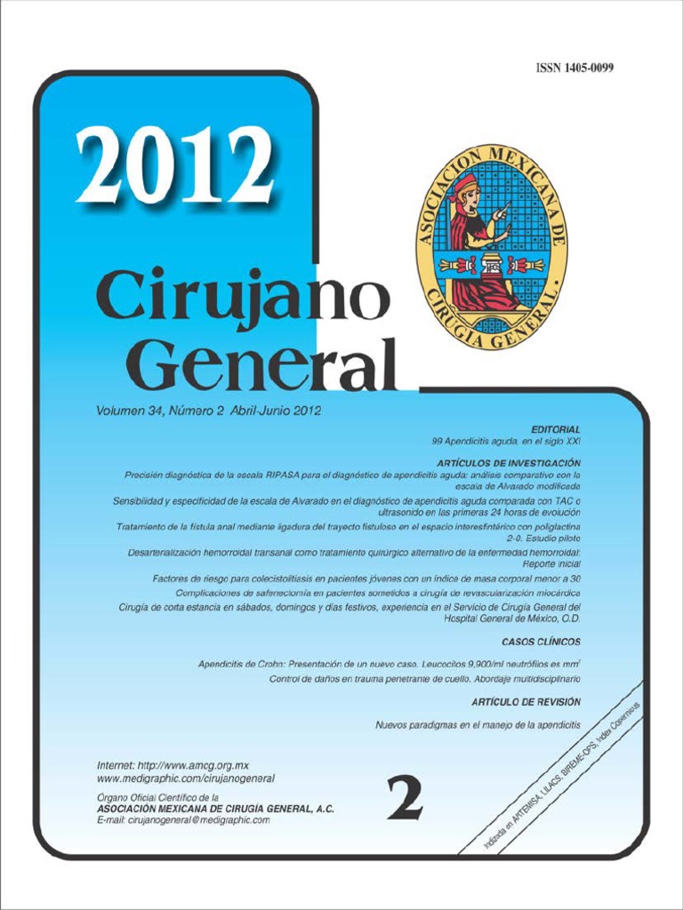 Escala Ripasa Apendicitis | Diagnostico medico | Ciencias de la Salud