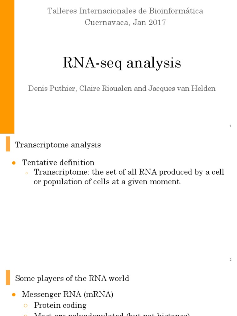RNA Seq Tutorial | PDF | Rna | Gene Expression