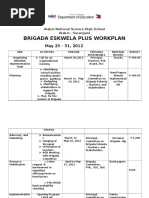 Brigada Eskwela Sample Program | PDF