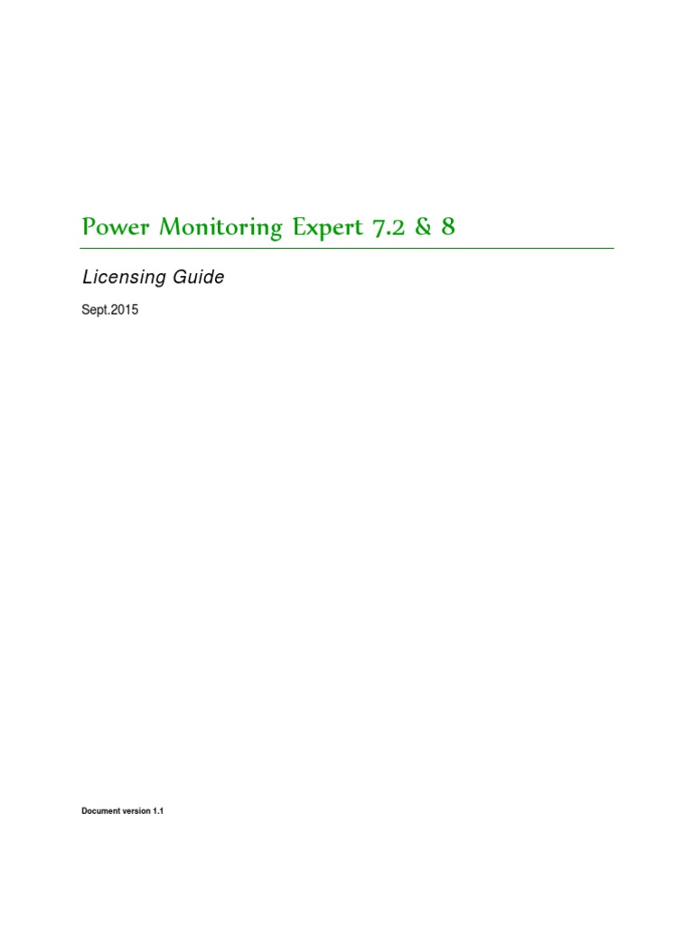 PME Licensing Guide - v1.1 For PME 7.2.2 and 8.0 | PDF | Port (Computer ...