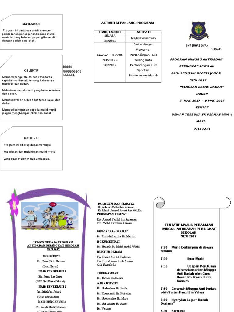 Buku Program Anti Dadah | PDF