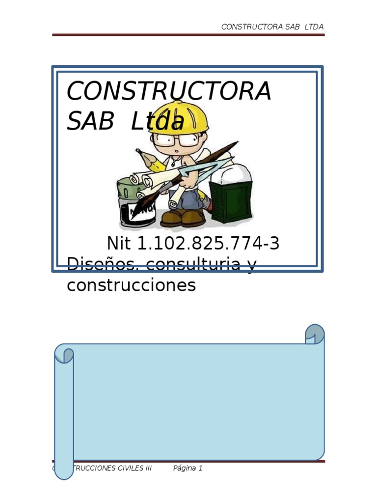 Constructora Sab | PDF | Liquidación | Calidad (comercial)