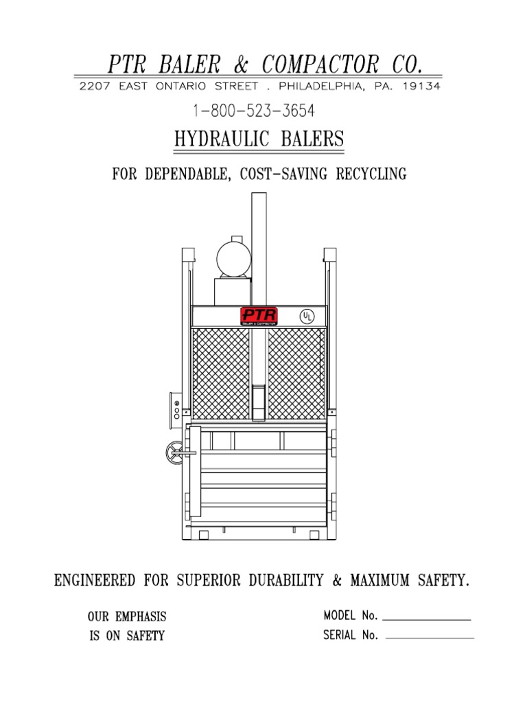 Baler Manual PDF | PDF | Employment | Safety