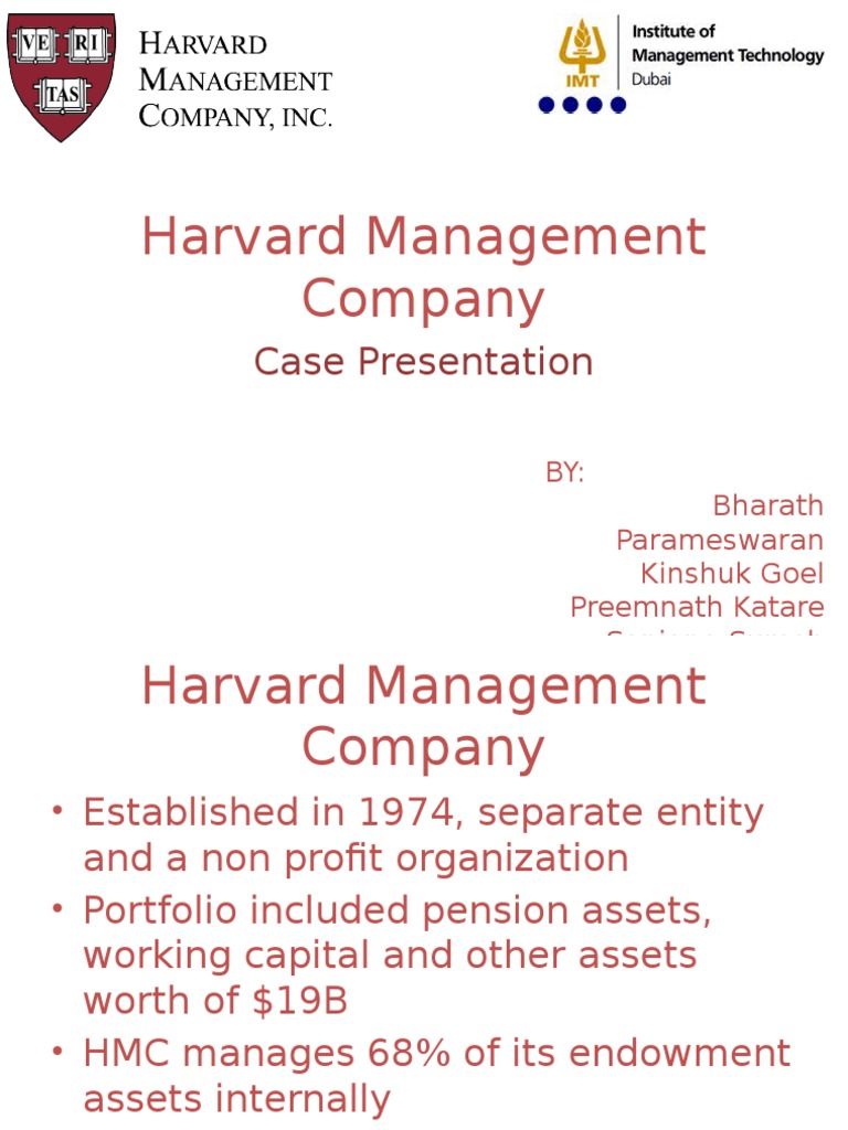 Harvard Management Company Investment Strategy | PDF | Asset Allocation ...