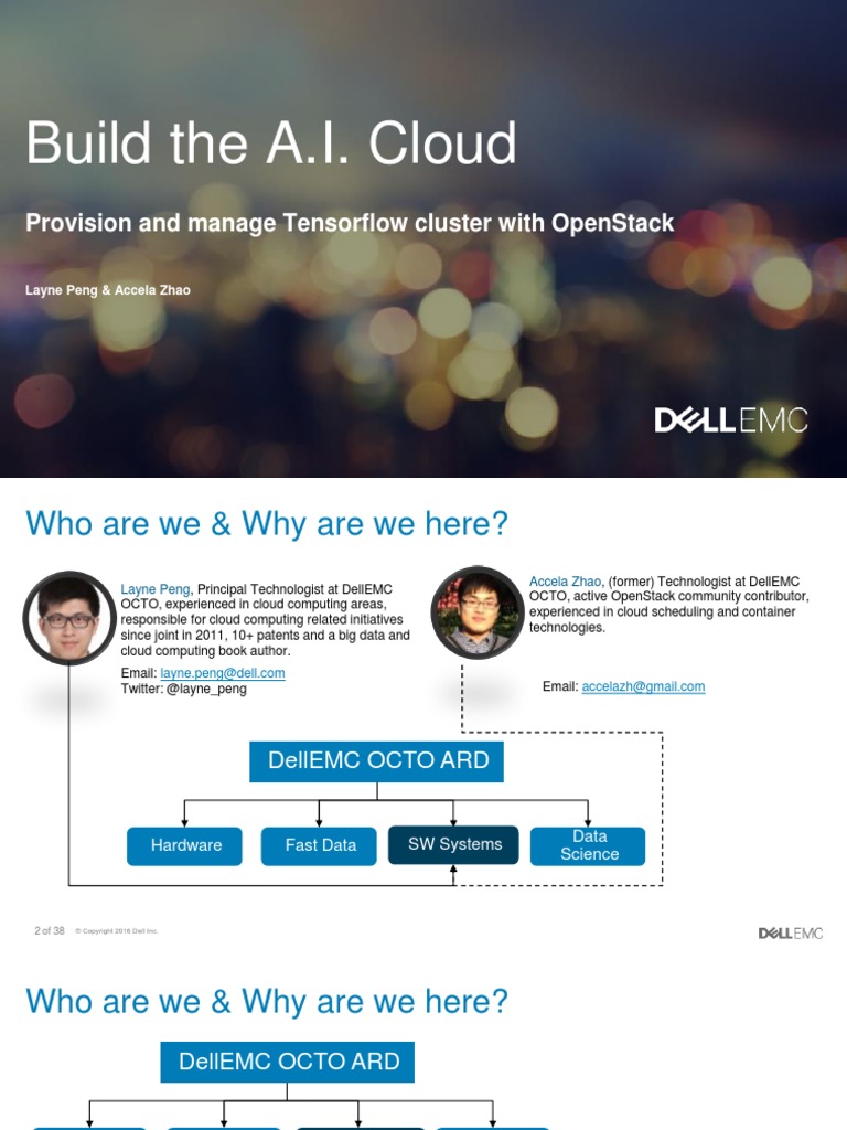 Build The AI Cloud Provision and Manage Tensorflow Cluster With ...