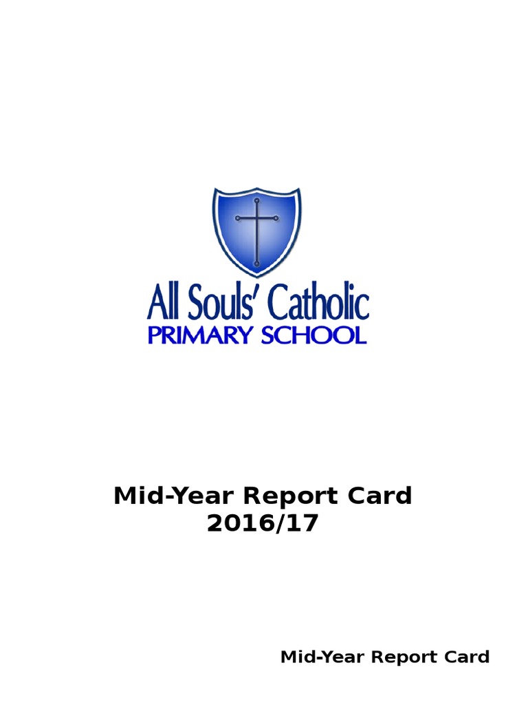 2016/17 Mid-Year Student Report Card | PDF