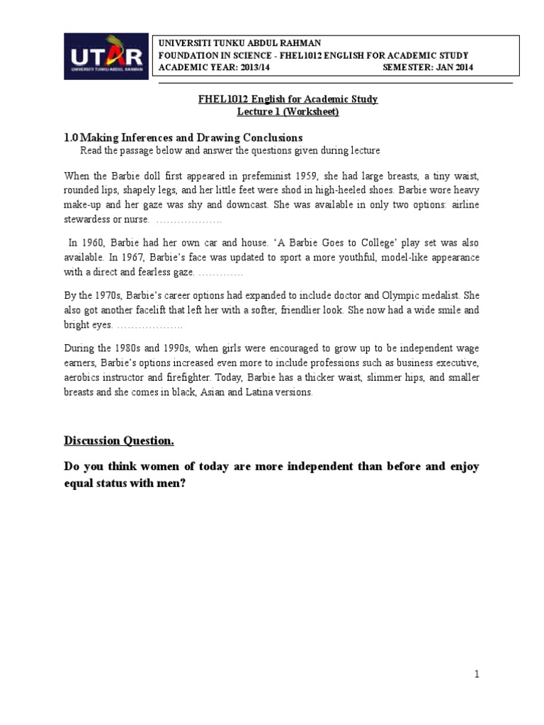 The Evolution of Barbie: Exploring Changing Gender Roles and Body ...