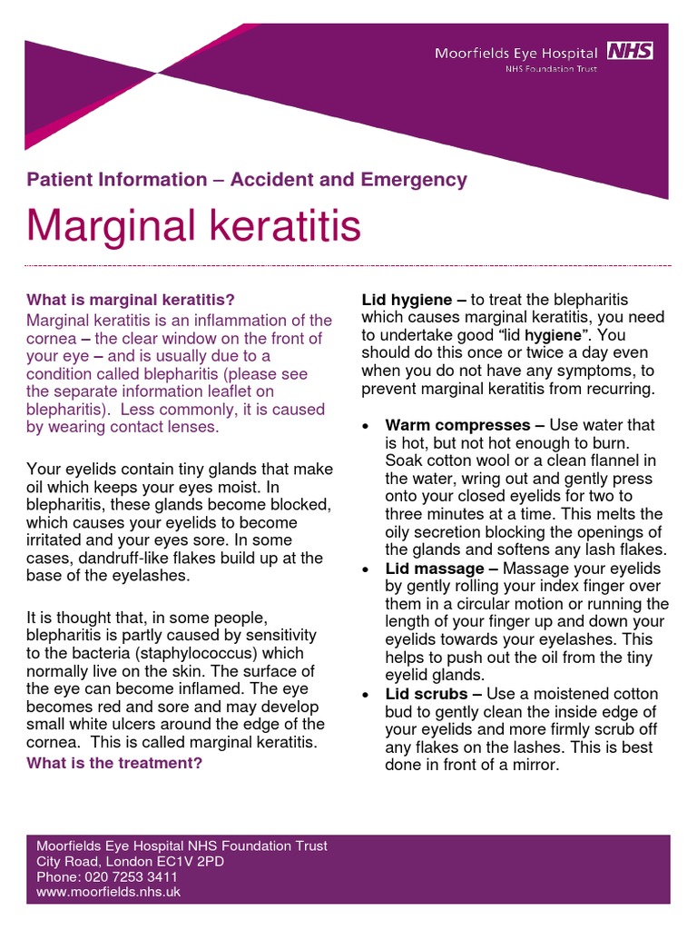 Marginal Keratitis