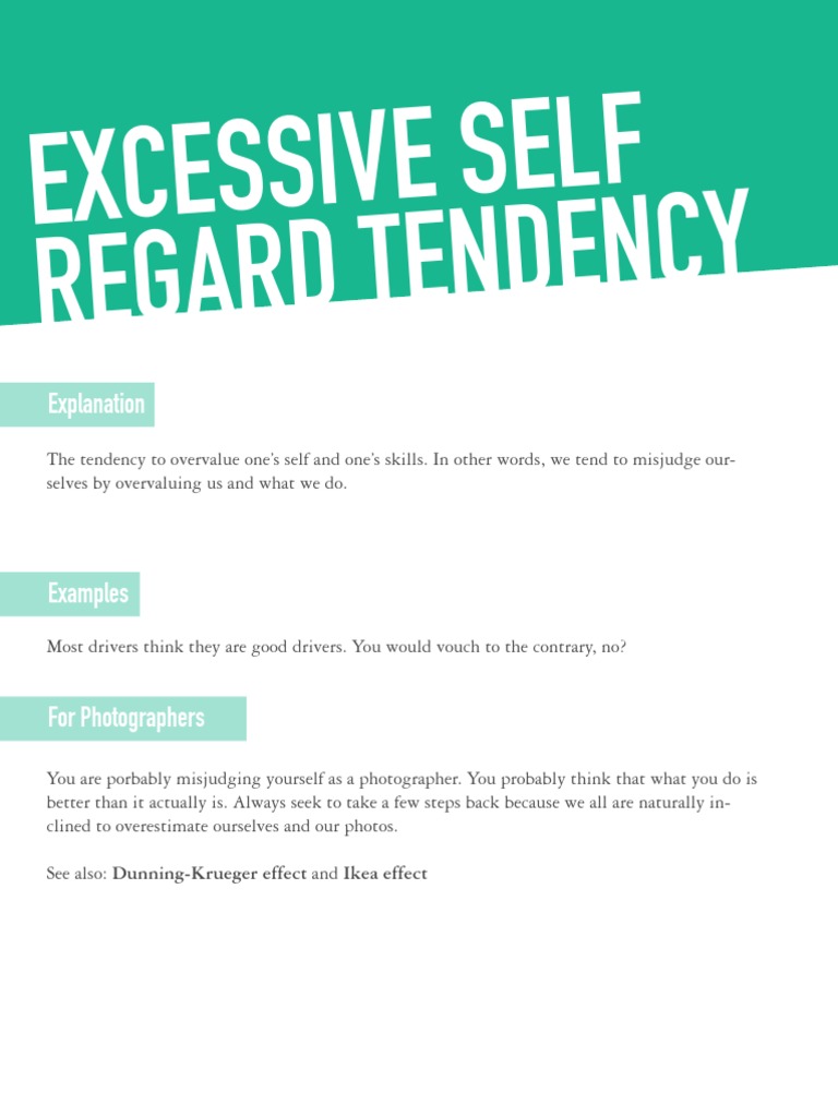 Understanding Self-Overvaluation in Photography | PDF