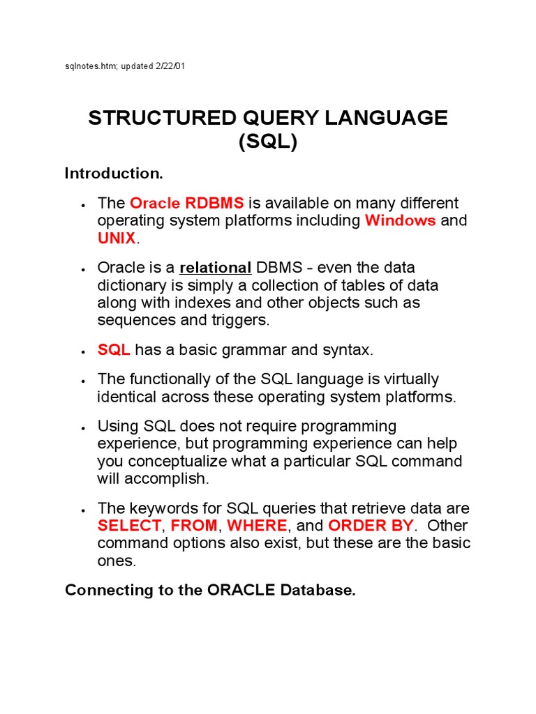 Sql Learning Notes Pdf Learning Javascript Sql Beginners Tutorial Css Computer Postgresql React