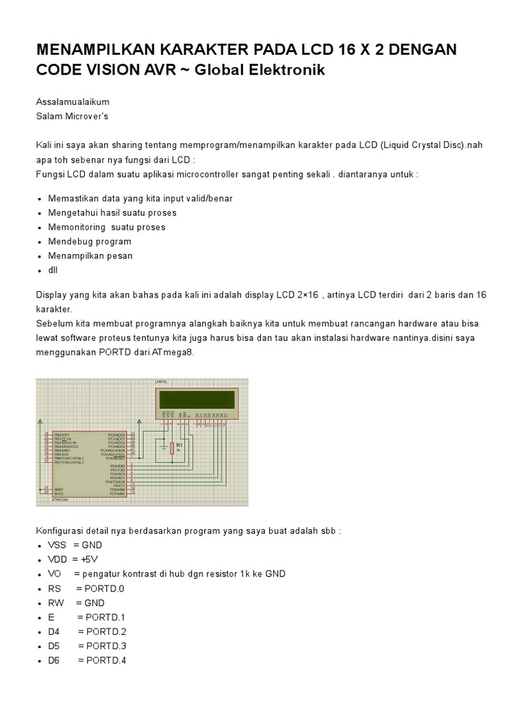 MENAMPILKAN DATA LCD | PDF