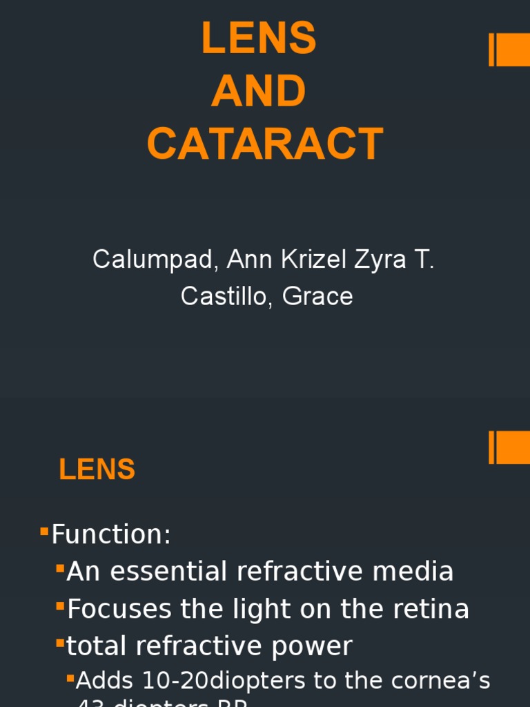Cataract Report | Download Free PDF | Cataract | Visual System