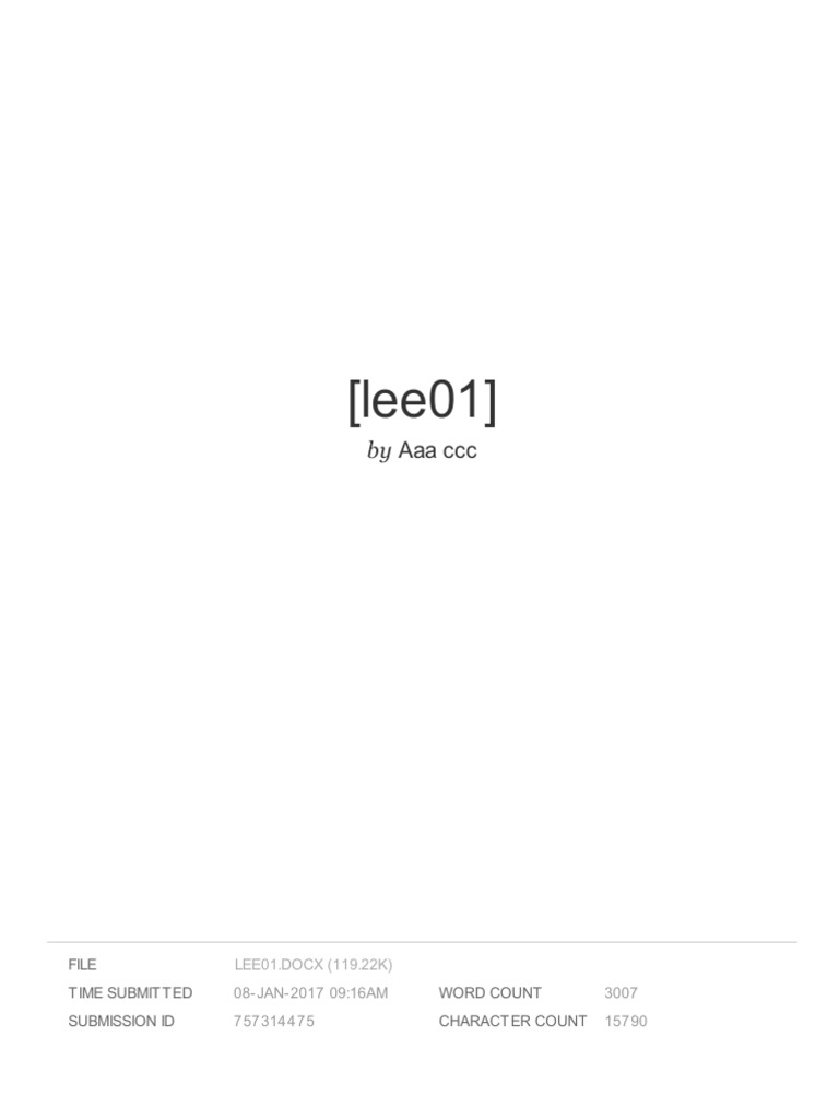 By Aaa CCC: LEE01.DOCX (119.22K) | PDF